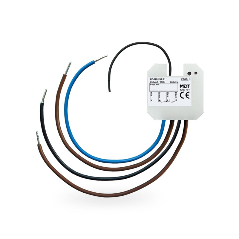 MDT RF-AKK2UP.01 KNX RF+ radio switching actuator 2x/230V/10A — KNXSolution