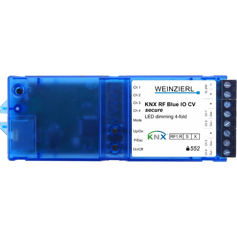 WEINZIERL LED Dimmer KNX RF BLUE IO 552 CV SECURE — KNXSolution