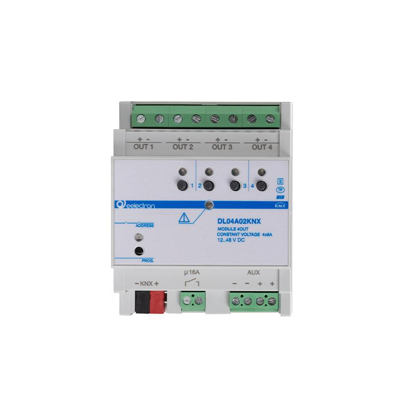 eelectron DL04A02KNX Constant voltage LED dimmer 4x6A — KNXSolution